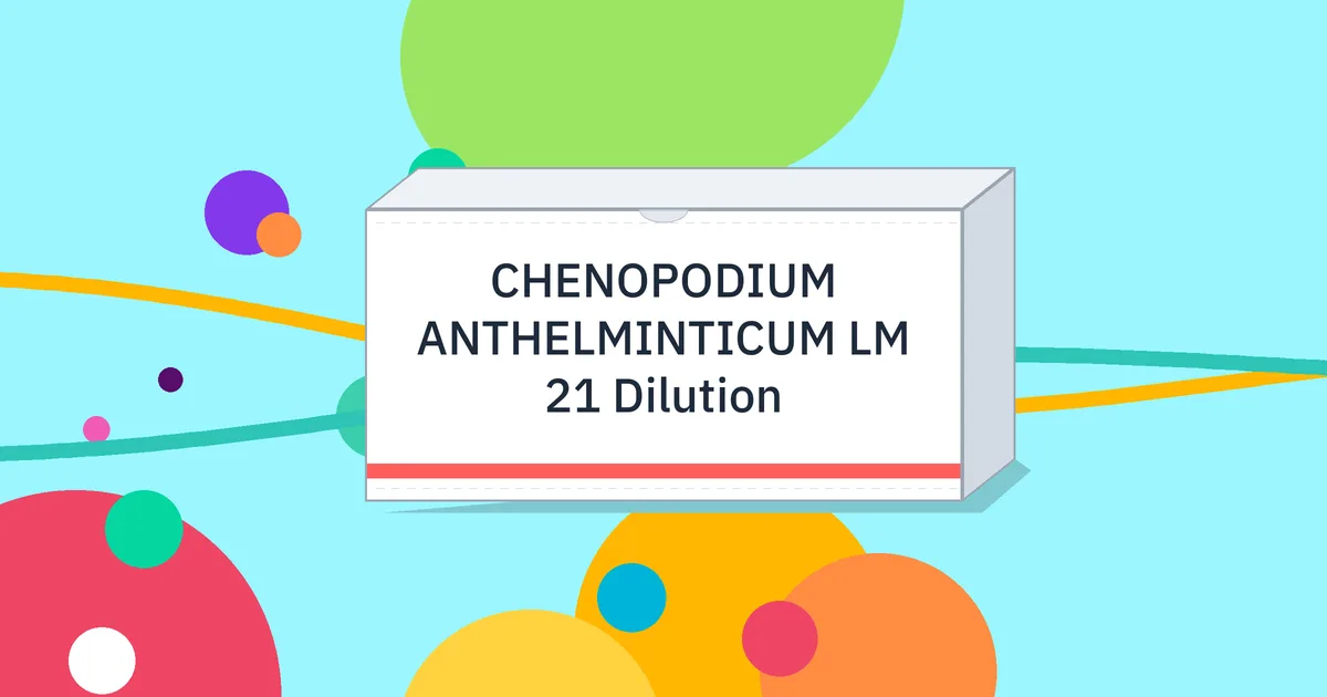 Symbolbild: Packung mit der Aufschrift CHENOPODIUM ANTHELMINTICUM LM 21 Dilution (PZN 13440918) – Verfügbarkeit und Bezug in Apotheken in Frankfurt am Main