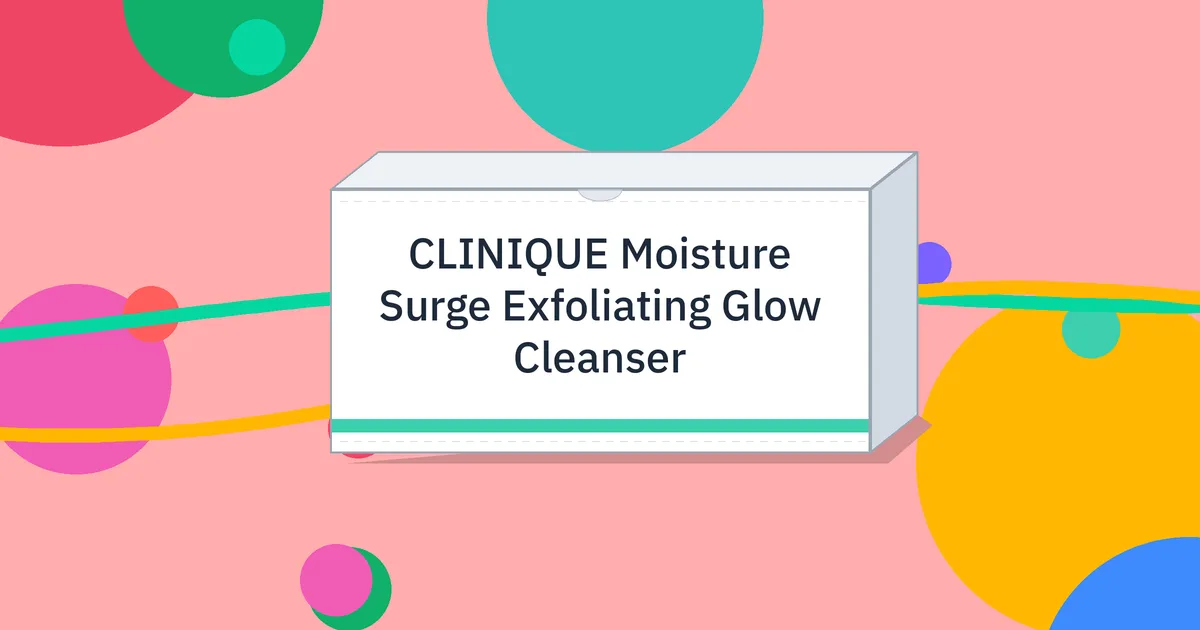 Symbolbild: Packung mit der Aufschrift CLINIQUE Moisture Surge Exfoliating Glow Cleanser (PZN 20771047) – Verfügbarkeit und Bezug in Apotheken in Frankfurt am Main