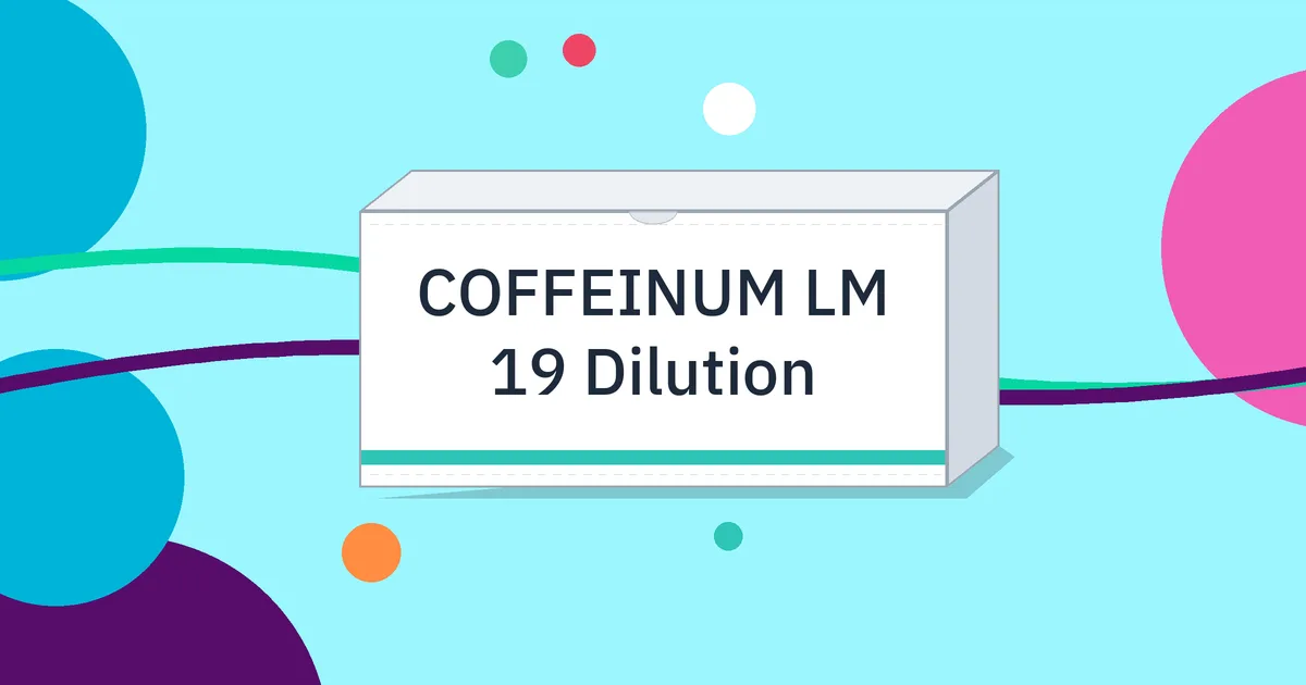 Symbolbild: Packung mit der Aufschrift COFFEINUM LM 19 Dilution (PZN 12831841) – Verfügbarkeit und Bezug in Apotheken in Frankfurt am Main