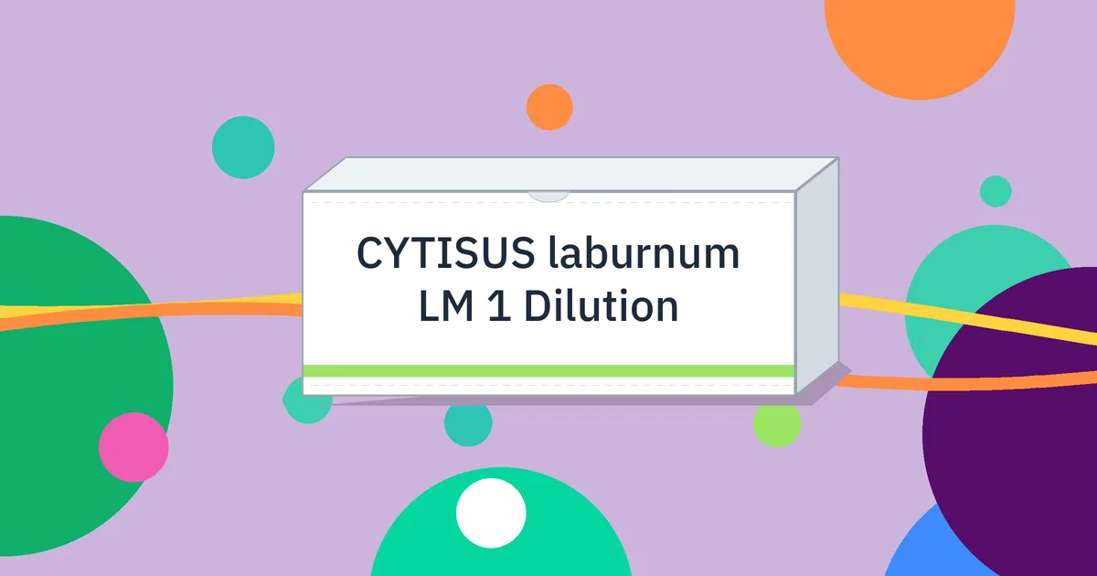 Symbolbild: Packung mit der Aufschrift CYTISUS laburnum LM 1 Dilution (PZN 13460387) – Verfügbarkeit und Bezug in Apotheken in Frankfurt am Main