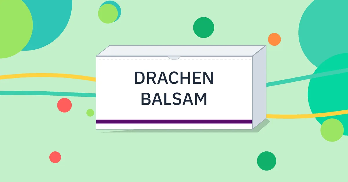 Symbolbild: Packung mit der Aufschrift DRACHEN BALSAM (PZN 07591955) – Verfügbarkeit und Bezug in Apotheken in Frankfurt am Main
