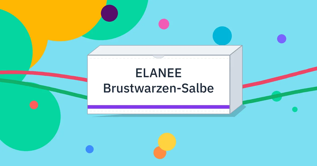Symbolbild: Packung mit der Aufschrift ELANEE Brustwarzen-Salbe (PZN 12433804) – Verfügbarkeit und Bezug in Apotheken in Frankfurt am Main