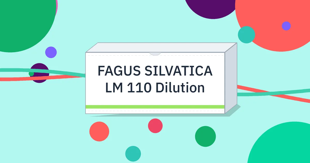 Symbolbild: Packung mit der Aufschrift FAGUS SILVATICA LM 110 Dilution (PZN 13487268) – Verfügbarkeit und Bezug in Apotheken in Frankfurt am Main