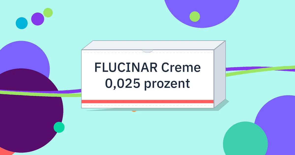 Symbolbild: Packung mit der Aufschrift FLUCINAR Creme 0,025 prozent (PZN 09264077) – Verfügbarkeit und Bezug in Apotheken in Frankfurt am Main