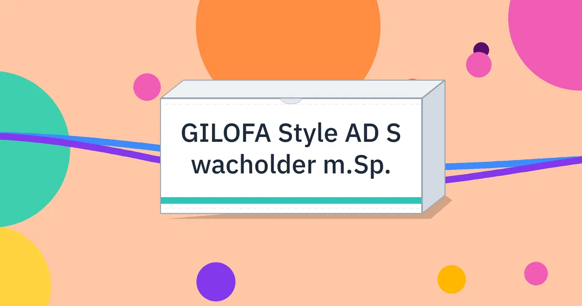 Symbolbild: Packung mit der Aufschrift GILOFA Style AD S wacholder m.Sp. (PZN 16727394) – Verfügbarkeit und Bezug in Apotheken in Frankfurt am Main