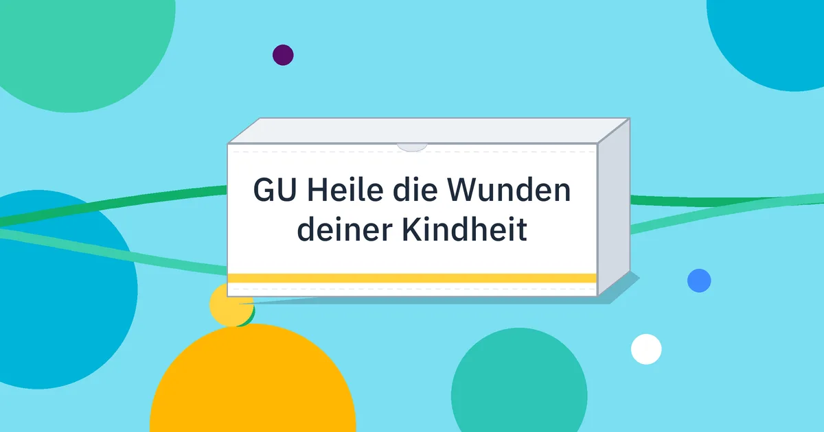 Symbolbild: Packung mit der Aufschrift GU Heile die Wunden deiner Kindheit (PZN 17963702) – Verfügbarkeit und Bezug in Apotheken in Frankfurt am Main