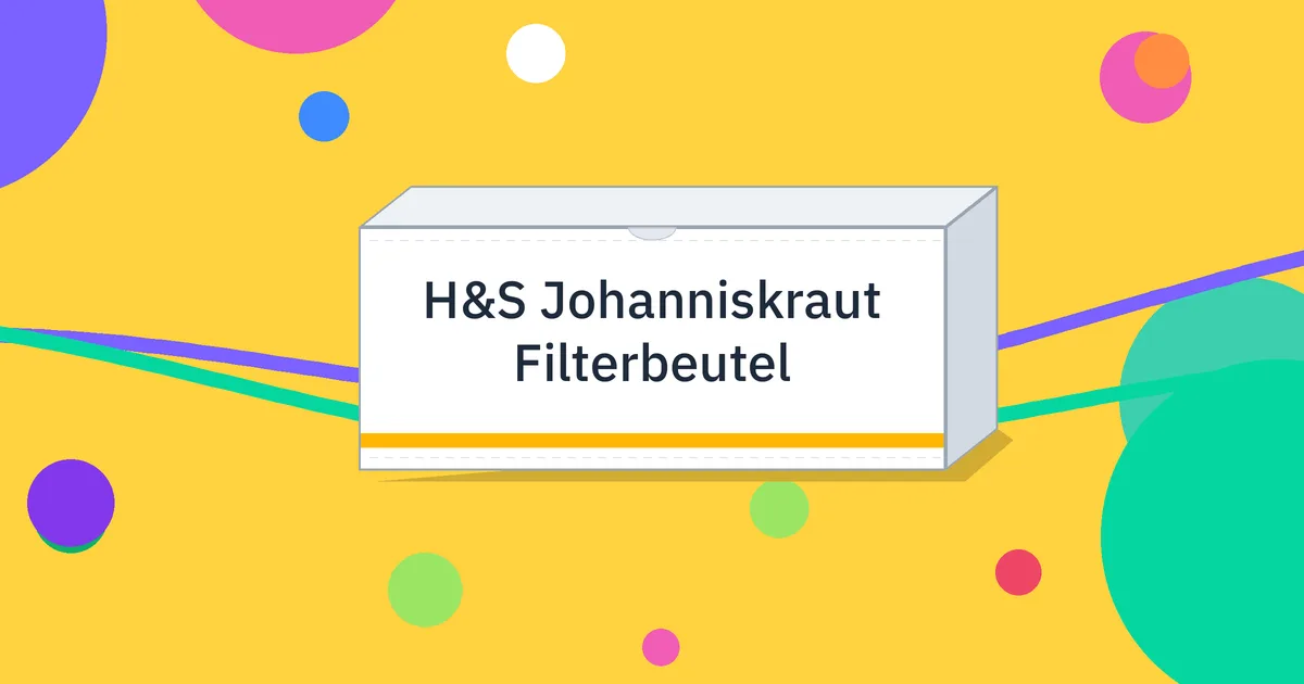 Symbolbild: Packung mit der Aufschrift H&S Johanniskraut Filterbeutel (PZN 02486136) – Verfügbarkeit und Bezug in Apotheken in Frankfurt am Main