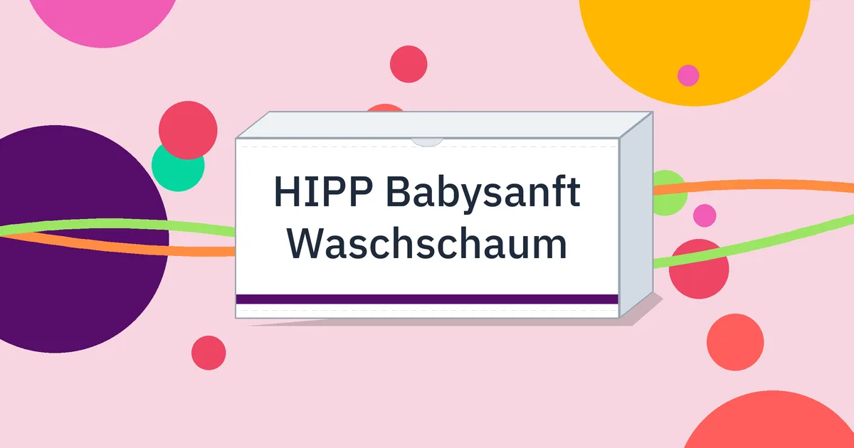 Symbolbild: Packung mit der Aufschrift HIPP Babysanft Waschschaum (PZN 09096674) – Verfügbarkeit und Bezug in Apotheken in Frankfurt am Main