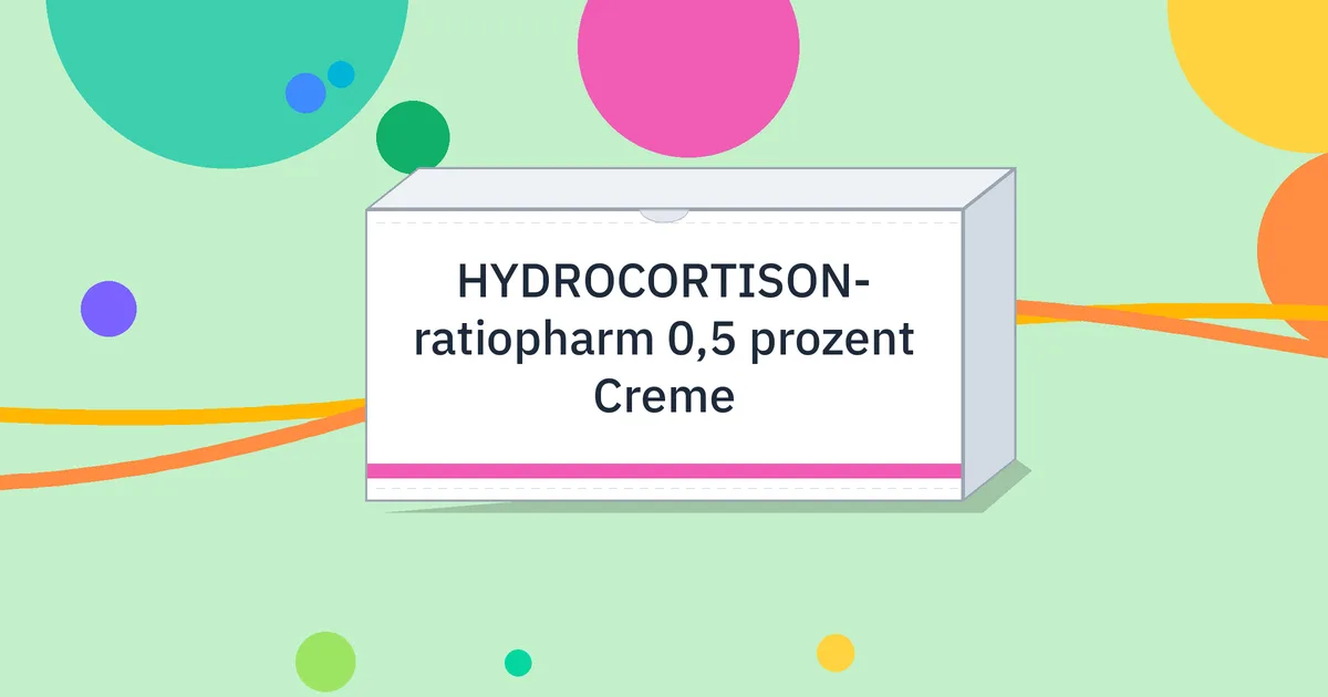 Symbolbild: Packung mit der Aufschrift HYDROCORTISON-ratiopharm 0,5 prozent Creme (PZN 09703312) – Verfügbarkeit und Bezug in Apotheken in Frankfurt am Main