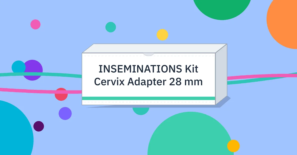 Symbolbild: Packung mit der Aufschrift INSEMINATIONS Kit Cervix Adapter 28 mm (PZN 05452215) – Verfügbarkeit und Bezug in Apotheken in Frankfurt am Main