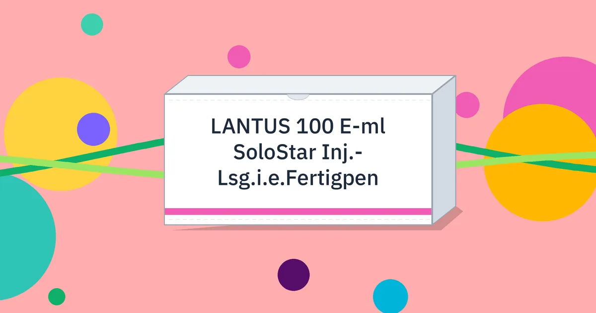 Symbolbild: Packung mit der Aufschrift LANTUS 100 E-ml SoloStar Inj.-Lsg.i.e.Fertigpen (PZN 11222838) – Verfügbarkeit und Bezug in Apotheken in Frankfurt am Main