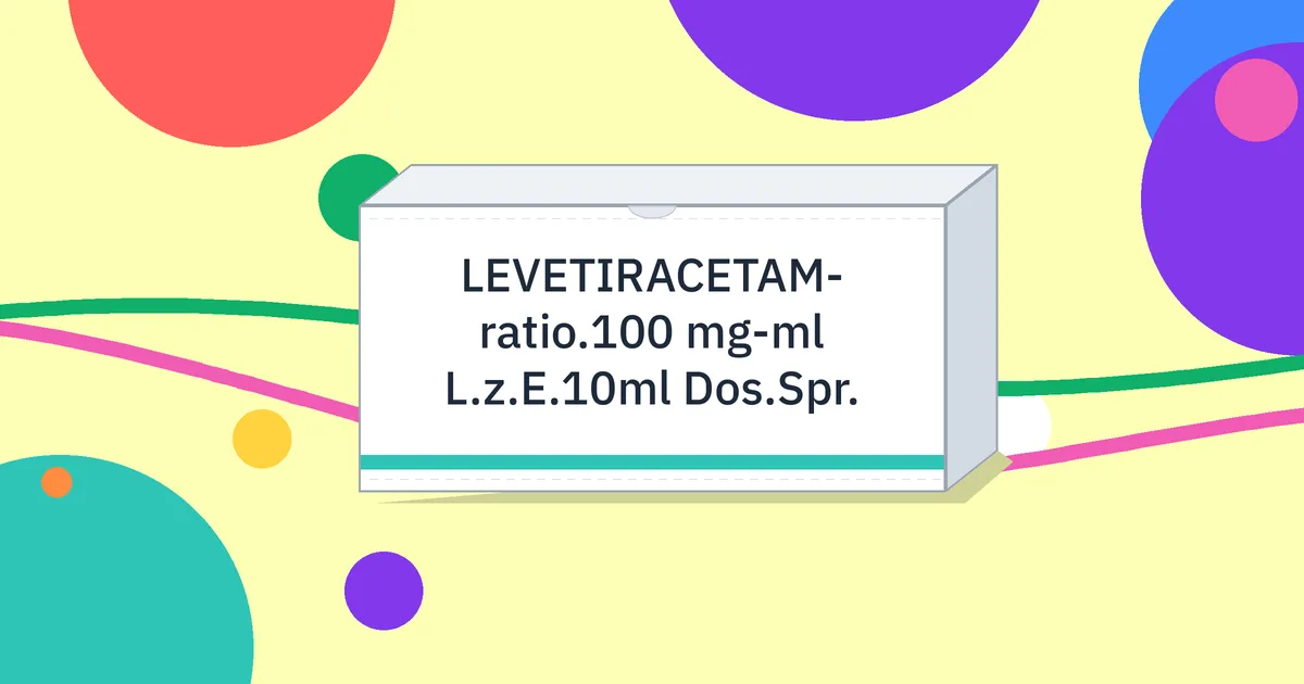 Symbolbild: Packung mit der Aufschrift LEVETIRACETAM-ratio.100 mg-ml L.z.E.10ml Dos.Spr. (PZN 16487636) – Verfügbarkeit und Bezug in Apotheken in Frankfurt am Main