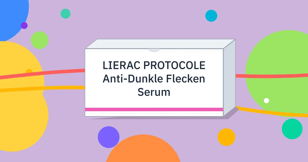 Symbolbild: Packung mit der Aufschrift LIERAC PROTOCOLE Anti-Dunkle Flecken Serum (PZN 19478833) – Verfügbarkeit und Bezug in Apotheken in Frankfurt am Main