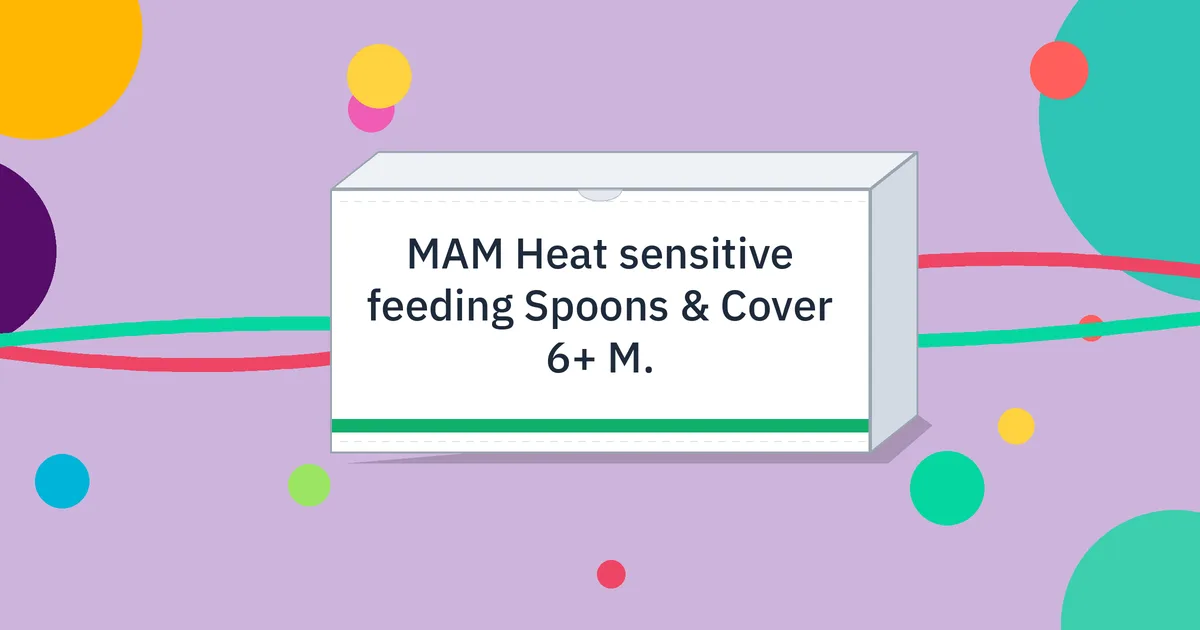 Symbolbild: Packung mit der Aufschrift MAM Heat sensitive feeding Spoons & Cover 6+ M. (PZN 10964621) – Verfügbarkeit und Bezug in Apotheken in Frankfurt am Main
