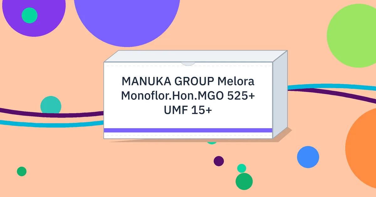 Symbolbild: Packung mit der Aufschrift MANUKA GROUP Melora Monoflor.Hon.MGO 525+ UMF 15+ (PZN 18086427) – Verfügbarkeit und Bezug in Apotheken in Frankfurt am Main
