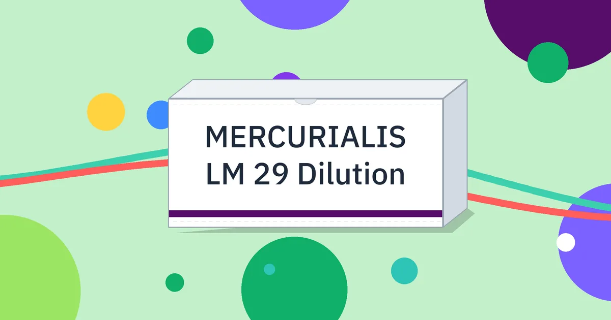 Symbolbild: Packung mit der Aufschrift MERCURIALIS LM 29 Dilution (PZN 12948052) – Verfügbarkeit und Bezug in Apotheken in Frankfurt am Main