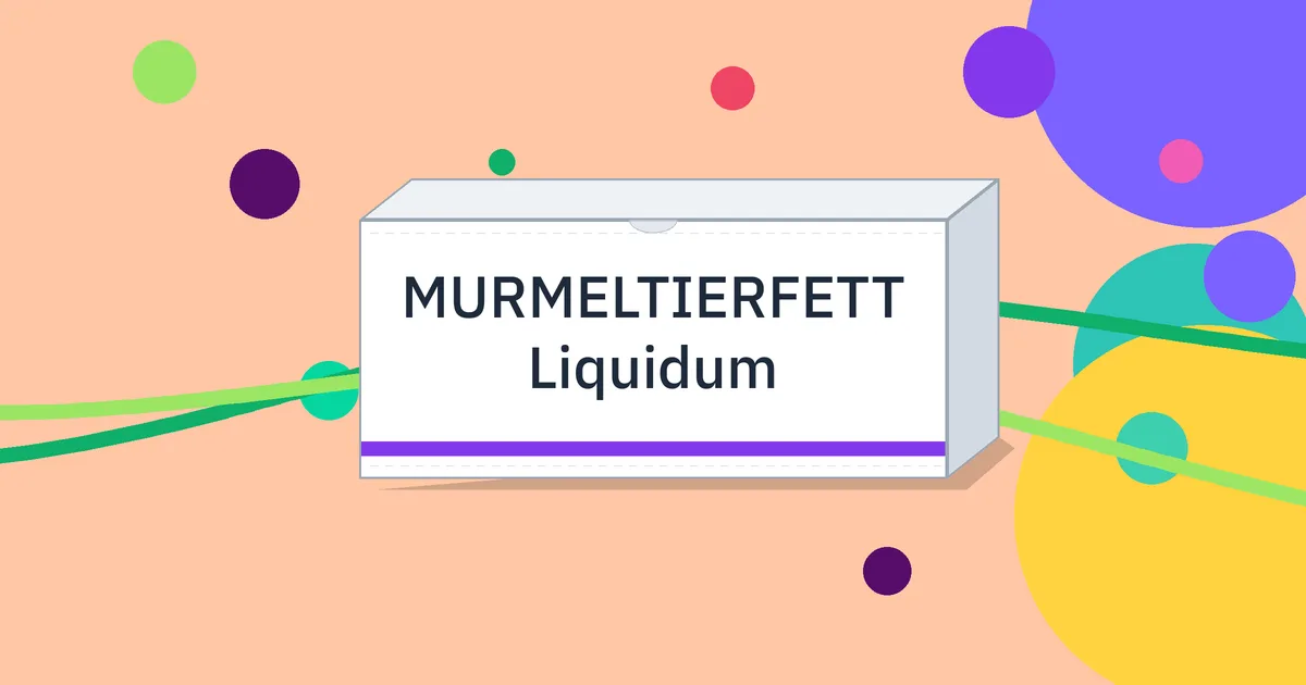 Symbolbild: Packung mit der Aufschrift MURMELTIERFETT Liquidum (PZN 02483712) – Verfügbarkeit und Bezug in Apotheken in Frankfurt am Main