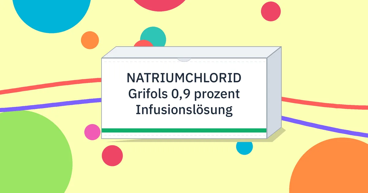 Symbolbild: Packung mit der Aufschrift NATRIUMCHLORID Grifols 0,9 prozent Infusionslösung (PZN 19394906) – Verfügbarkeit und Bezug in Apotheken in Frankfurt am Main