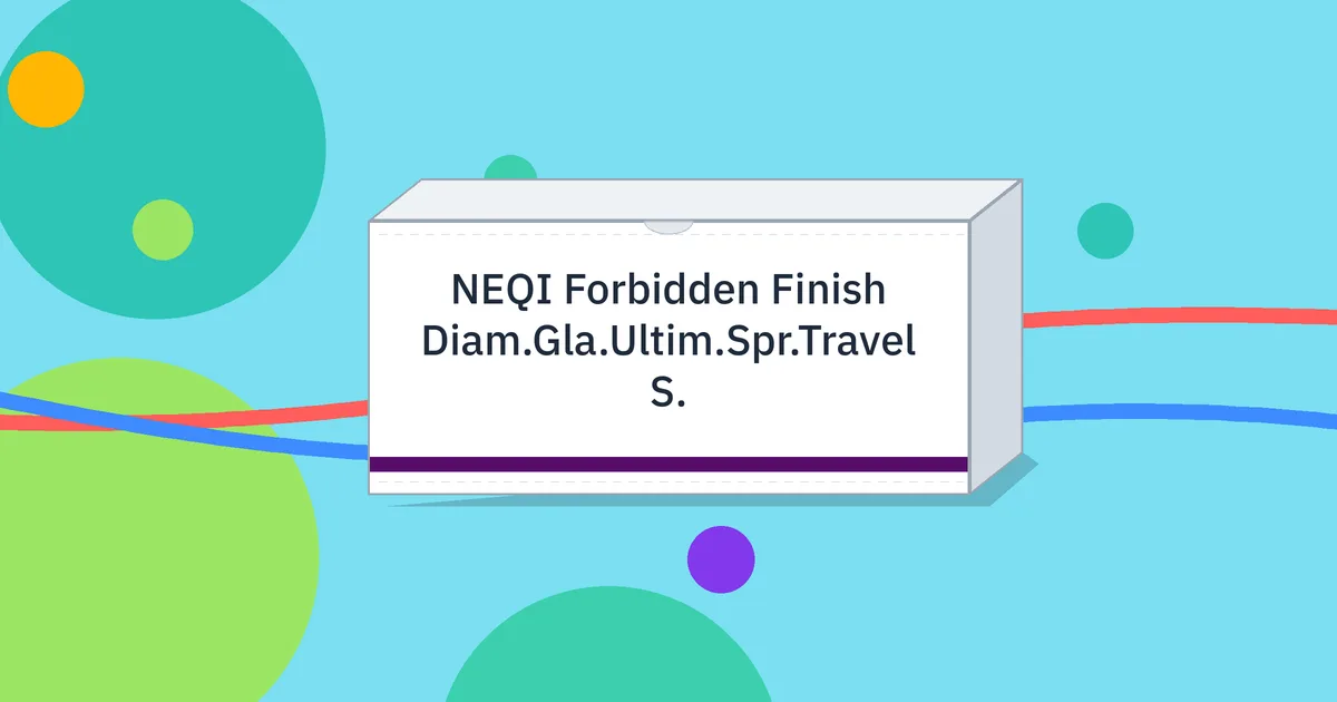 Symbolbild: Packung mit der Aufschrift NEQI Forbidden Finish Diam.Gla.Ultim.Spr.Travel S. (PZN 20159300) – Verfügbarkeit und Bezug in Apotheken in Frankfurt am Main