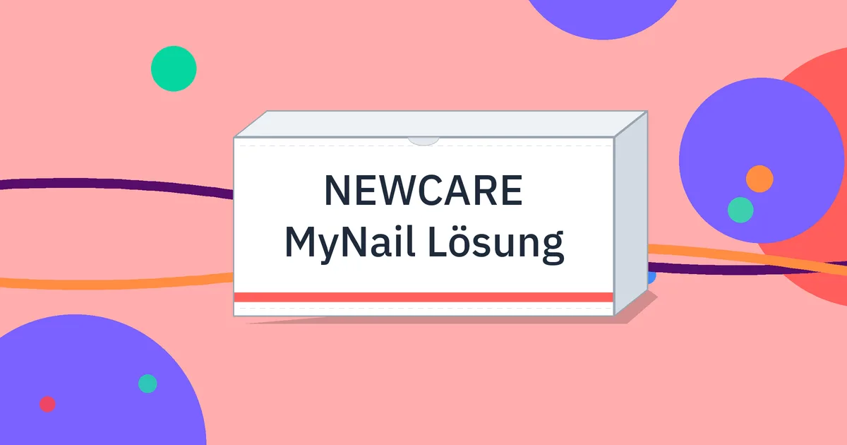 Symbolbild: Packung mit der Aufschrift NEWCARE MyNail Lösung (PZN 14332846) – Verfügbarkeit und Bezug in Apotheken in Frankfurt am Main