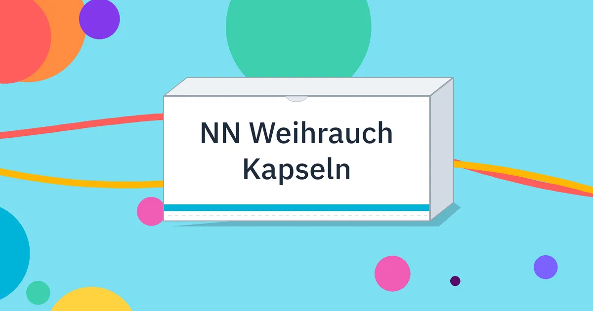 Symbolbild: Packung mit der Aufschrift NN Weihrauch Kapseln (PZN 15321827) – Verfügbarkeit und Bezug in Apotheken in Frankfurt am Main