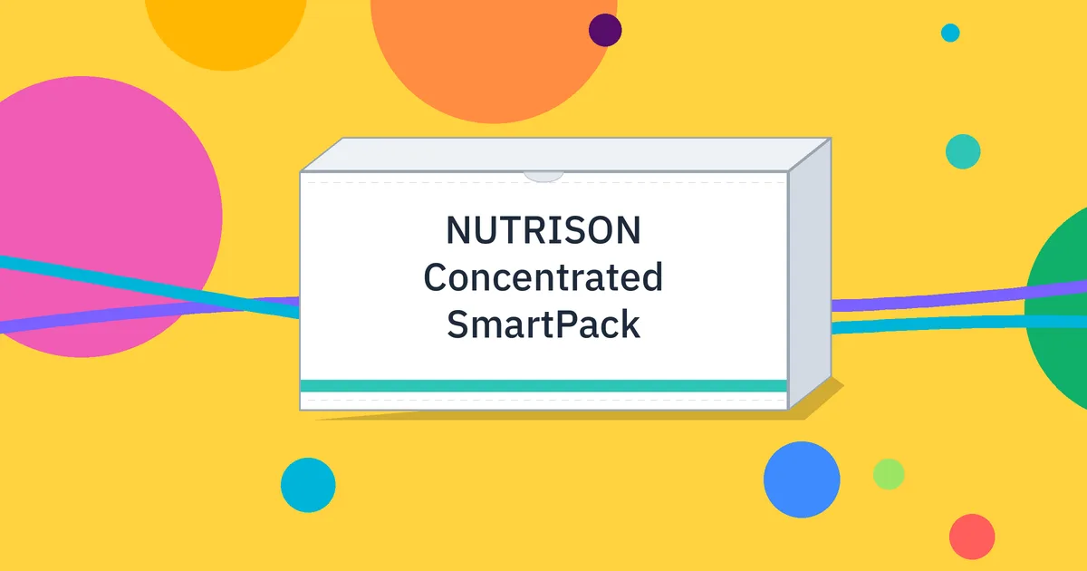 Symbolbild: Packung mit der Aufschrift NUTRISON Concentrated SmartPack (PZN 14132403) – Verfügbarkeit und Bezug in Apotheken in Frankfurt am Main