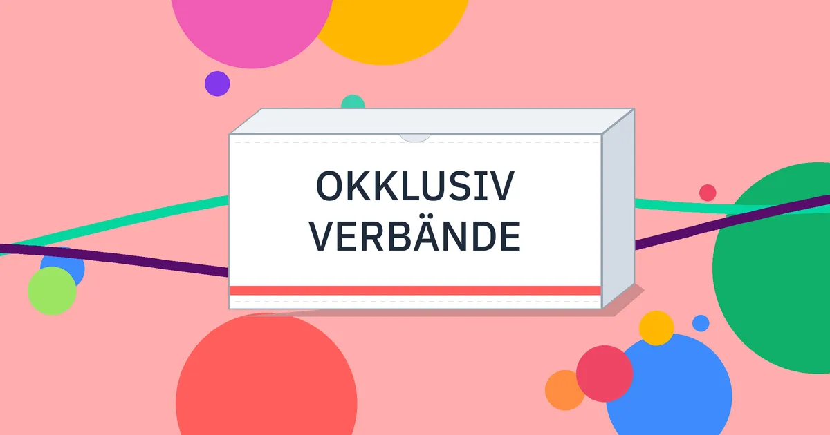 Symbolbild: Packung mit der Aufschrift OKKLUSIV VERBÄNDE (PZN 01733182) – Verfügbarkeit und Bezug in Apotheken in Frankfurt am Main