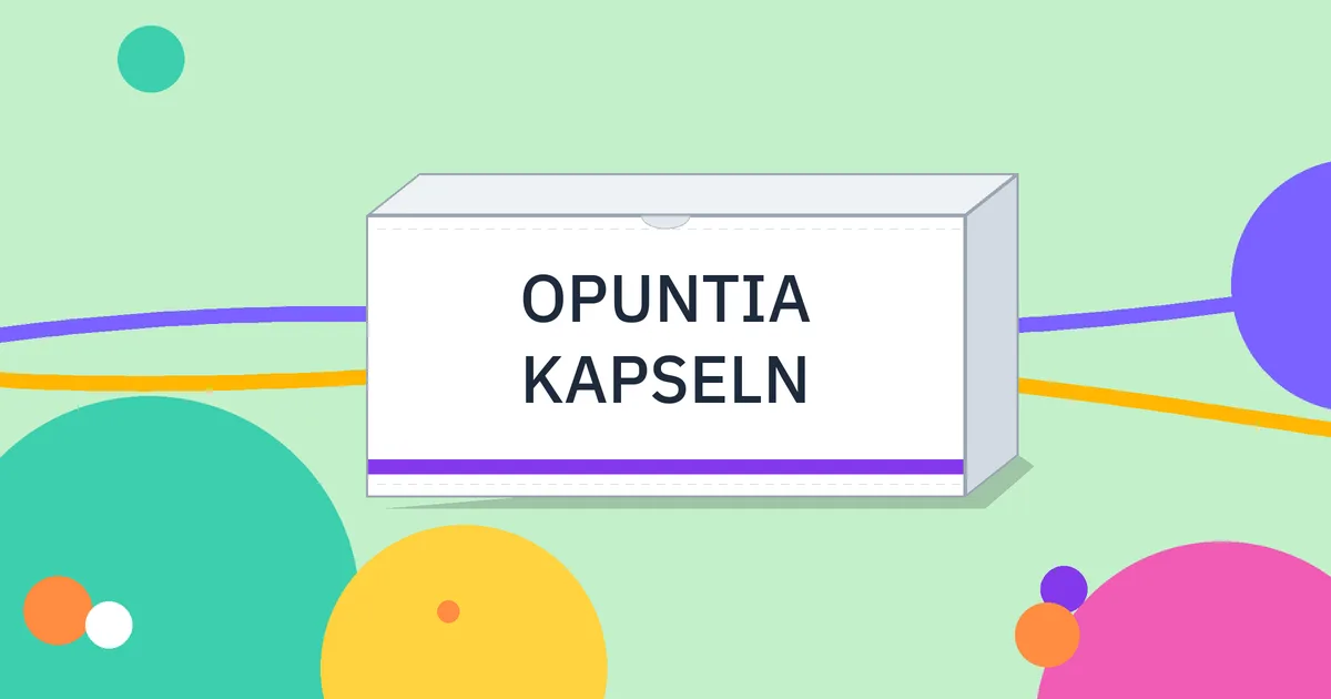 Symbolbild: Packung mit der Aufschrift OPUNTIA KAPSELN (PZN 07690427) – Verfügbarkeit und Bezug in Apotheken in Frankfurt am Main