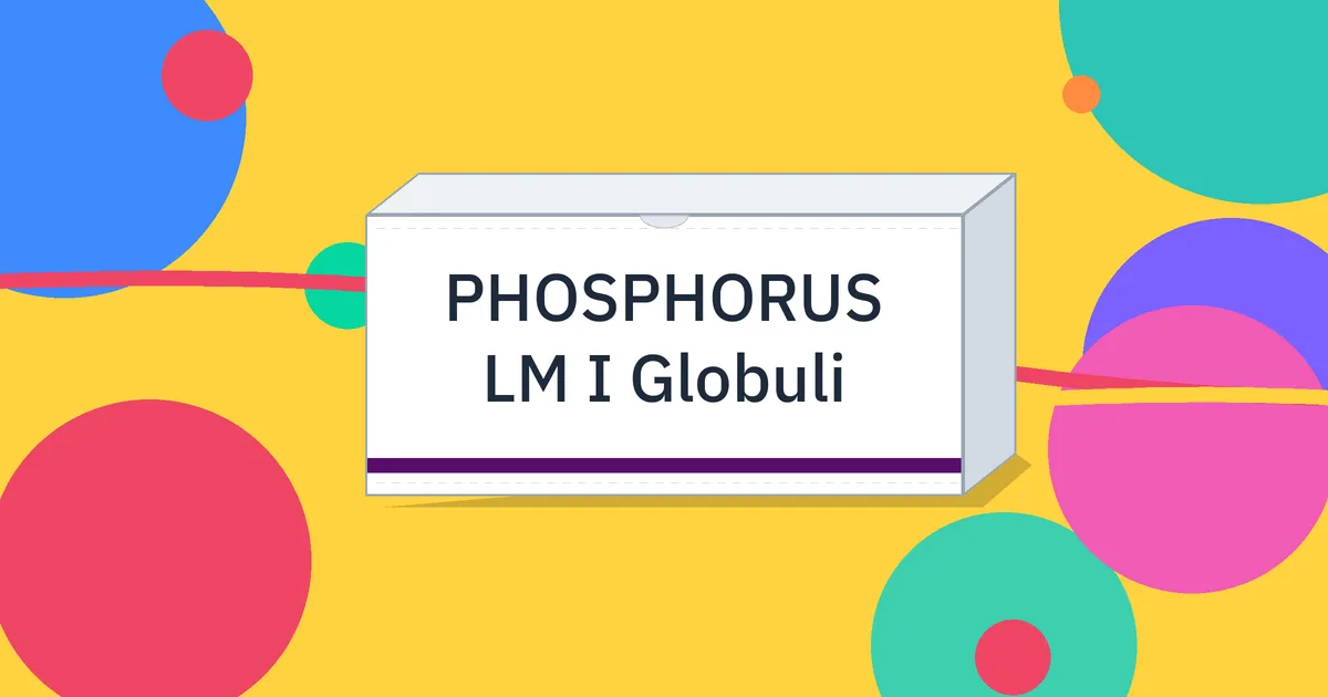 Symbolbild: Packung mit der Aufschrift PHOSPHORUS LM I Globuli (PZN 07172709) – Verfügbarkeit und Bezug in Apotheken in Frankfurt am Main
