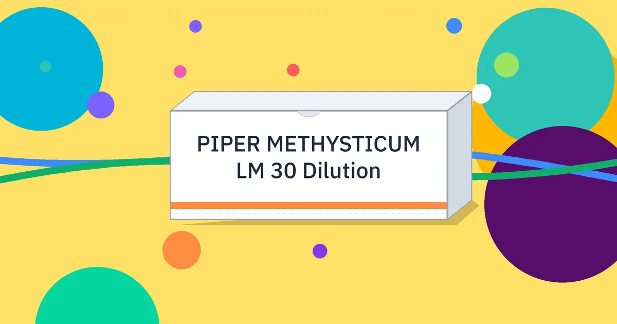 Symbolbild: Packung mit der Aufschrift PIPER METHYSTICUM LM 30 Dilution (PZN 13643633) – Verfügbarkeit und Bezug in Apotheken in Frankfurt am Main