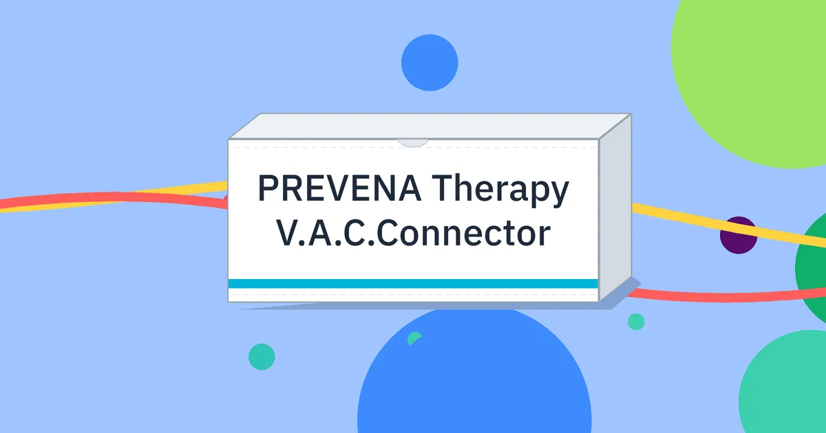 Symbolbild: Packung mit der Aufschrift PREVENA Therapy V.A.C.Connector (PZN 17996564) – Verfügbarkeit und Bezug in Apotheken in Frankfurt am Main