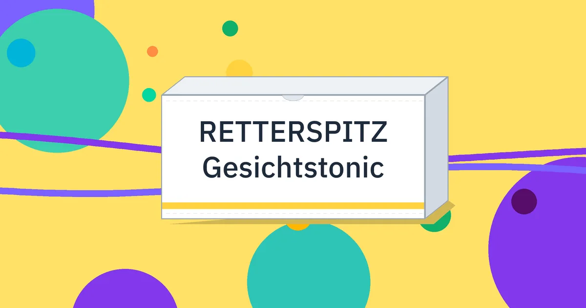 Symbolbild: Packung mit der Aufschrift RETTERSPITZ Gesichtstonic (PZN 02618388) – Verfügbarkeit und Bezug in Apotheken in Frankfurt am Main