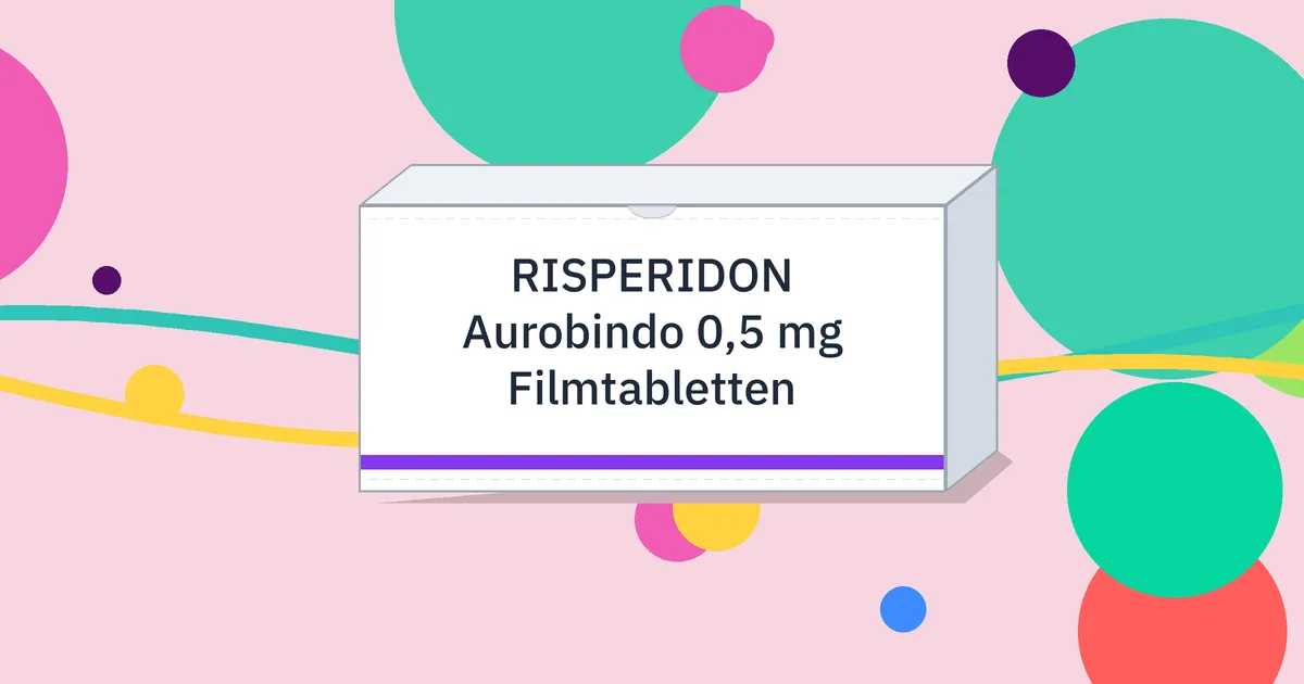 Symbolbild: Packung mit der Aufschrift RISPERIDON Aurobindo 0,5 mg Filmtabletten (PZN 07713387) – Verfügbarkeit und Bezug in Apotheken in Frankfurt am Main