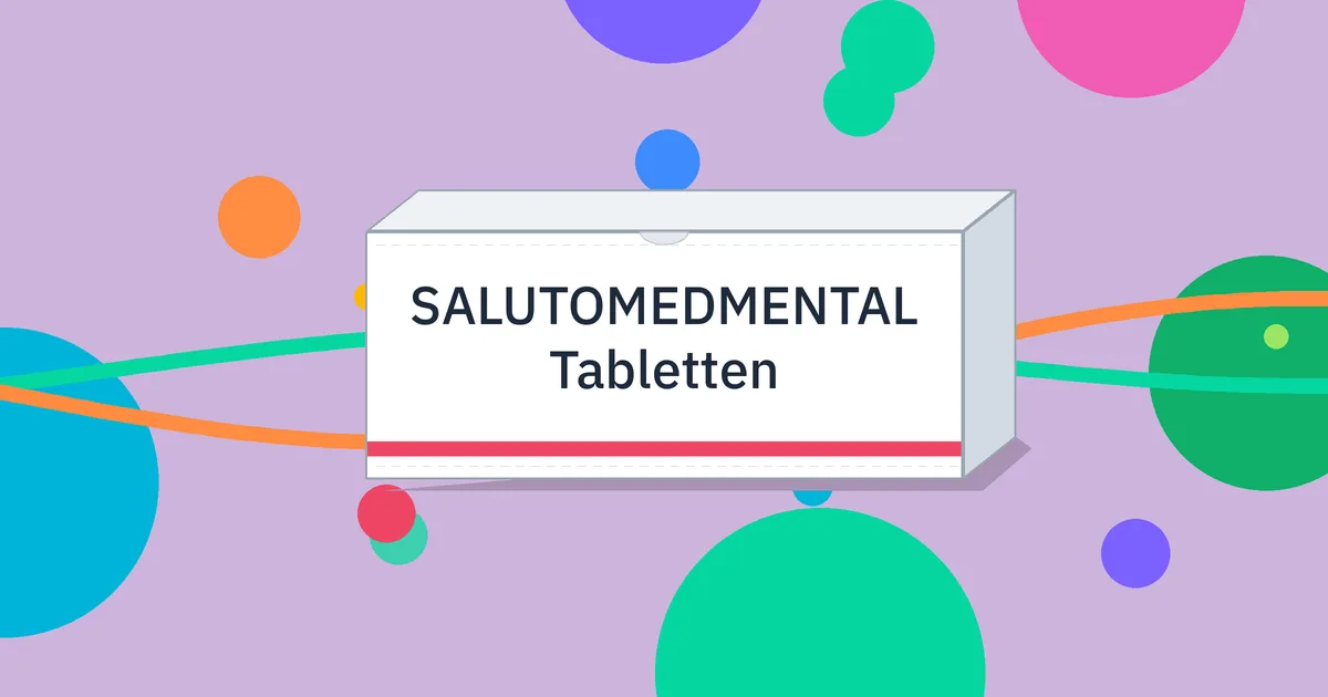 Symbolbild: Packung mit der Aufschrift SALUTOMEDMENTAL Tabletten (PZN 13583693) – Verfügbarkeit und Bezug in Apotheken in Frankfurt am Main