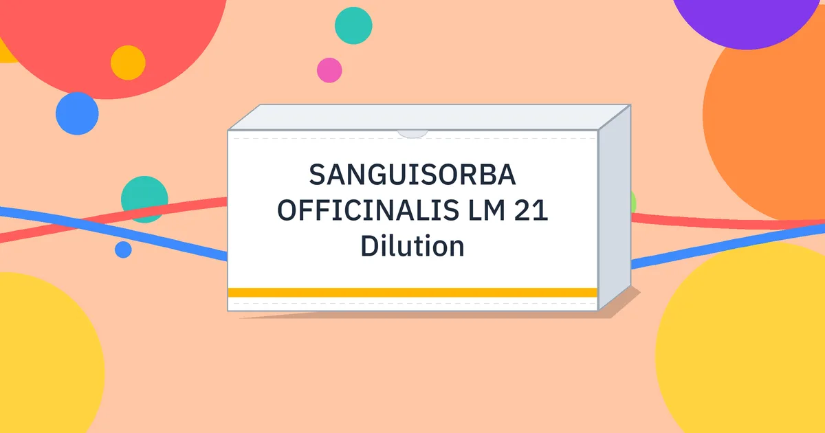 Symbolbild: Packung mit der Aufschrift SANGUISORBA OFFICINALIS LM 21 Dilution (PZN 13683638) – Verfügbarkeit und Bezug in Apotheken in Frankfurt am Main