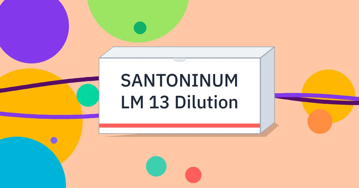 Symbolbild: Packung mit der Aufschrift SANTONINUM LM 13 Dilution (PZN 13685382) – Verfügbarkeit und Bezug in Apotheken in Frankfurt am Main