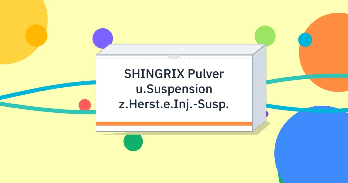 Symbolbild: Packung mit der Aufschrift SHINGRIX Pulver u.Suspension z.Herst.e.Inj.-Susp. (PZN 18667006) – Verfügbarkeit und Bezug in Apotheken in Frankfurt am Main