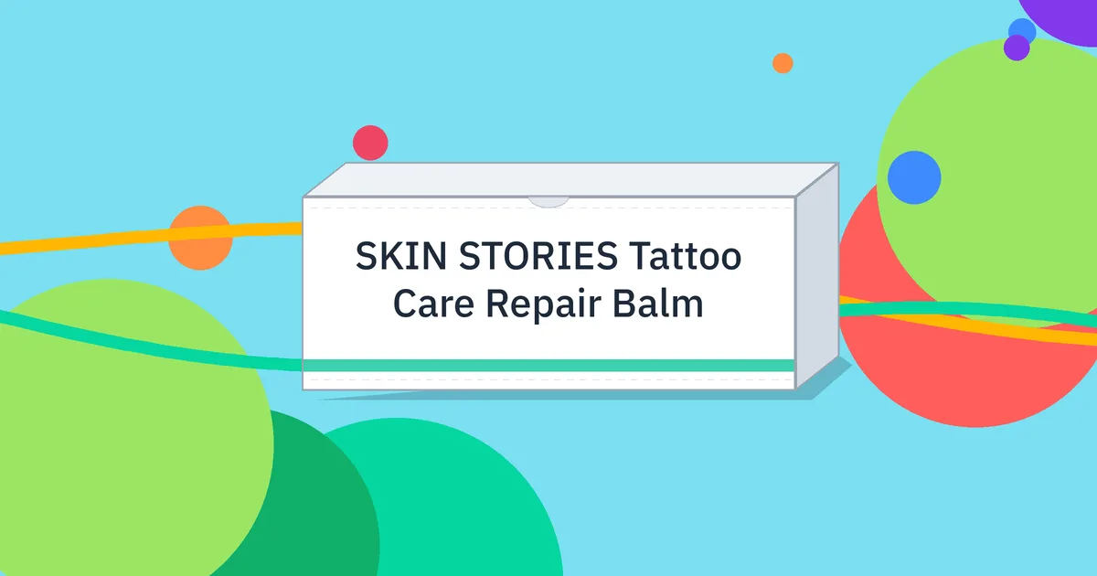 Symbolbild: Packung mit der Aufschrift SKIN STORIES Tattoo Care Repair Balm (PZN 18707852) – Verfügbarkeit und Bezug in Apotheken in Frankfurt am Main