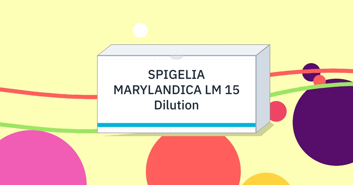 Symbolbild: Packung mit der Aufschrift SPIGELIA MARYLANDICA LM 15 Dilution (PZN 13195620) – Verfügbarkeit und Bezug in Apotheken in Frankfurt am Main