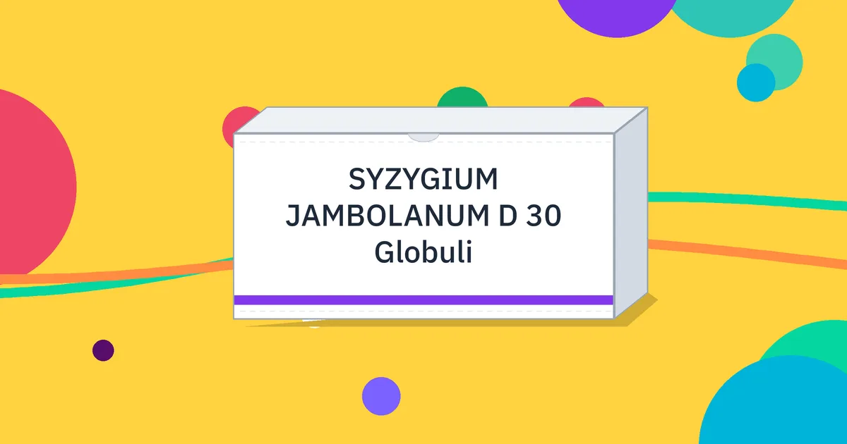 Symbolbild: Packung mit der Aufschrift SYZYGIUM JAMBOLANUM D 30 Globuli (PZN 19715664) – Verfügbarkeit und Bezug in Apotheken in Frankfurt am Main