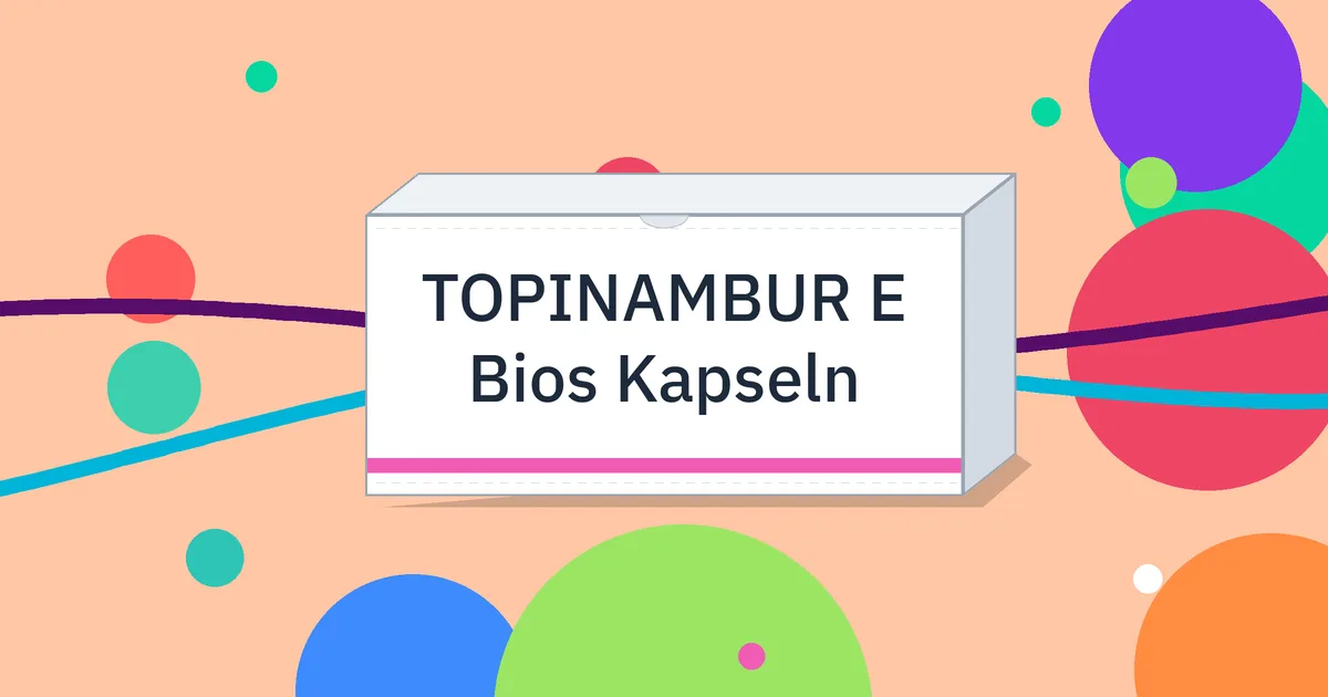 Symbolbild: Packung mit der Aufschrift TOPINAMBUR E Bios Kapseln (PZN 05995476) – Verfügbarkeit und Bezug in Apotheken in Frankfurt am Main