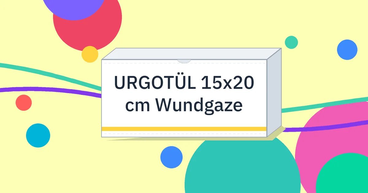 Symbolbild: Packung mit der Aufschrift URGOTÜL 15x20 cm Wundgaze (PZN 19829735) – Verfügbarkeit und Bezug in Apotheken in Frankfurt am Main