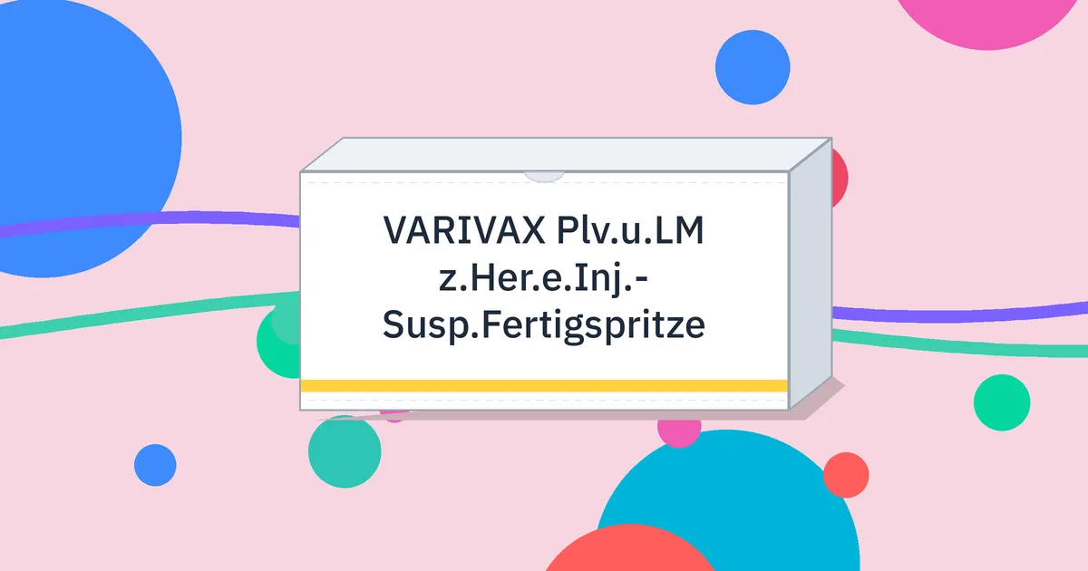 Symbolbild: Packung mit der Aufschrift VARIVAX Plv.u.LM z.Her.e.Inj.-Susp.Fertigspritze (PZN 19437113) – Verfügbarkeit und Bezug in Apotheken in Frankfurt am Main