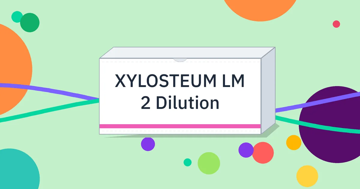Symbolbild: Packung mit der Aufschrift XYLOSTEUM LM 2 Dilution (PZN 13283956) – Verfügbarkeit und Bezug in Apotheken in Frankfurt am Main