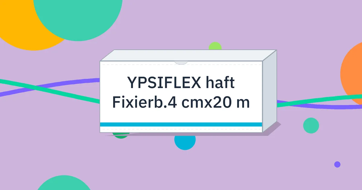 Symbolbild: Packung mit der Aufschrift YPSIFLEX haft Fixierb.4 cmx20 m (PZN 06425485) – Verfügbarkeit und Bezug in Apotheken in Frankfurt am Main