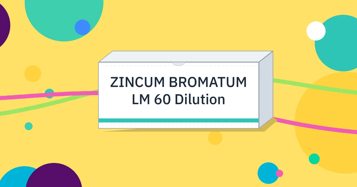 Symbolbild: Packung mit der Aufschrift ZINCUM BROMATUM LM 60 Dilution (PZN 13291878) – Verfügbarkeit und Bezug in Apotheken in Frankfurt am Main