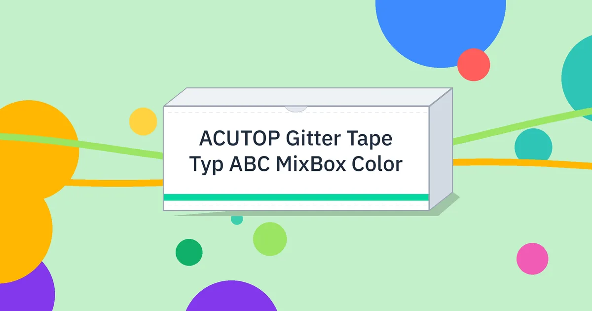 Symbolbild: Packung mit der Aufschrift ACUTOP Gitter Tape Typ ABC MixBox Color (PZN 17637061) – Verfügbarkeit und Bezug in Apotheken in Frankfurt am Main