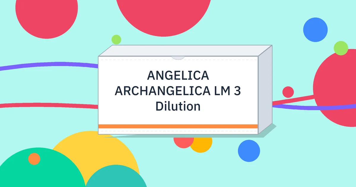 Symbolbild: Packung mit der Aufschrift ANGELICA ARCHANGELICA LM 3 Dilution (PZN 13367877) – Verfügbarkeit und Bezug in Apotheken in Frankfurt am Main