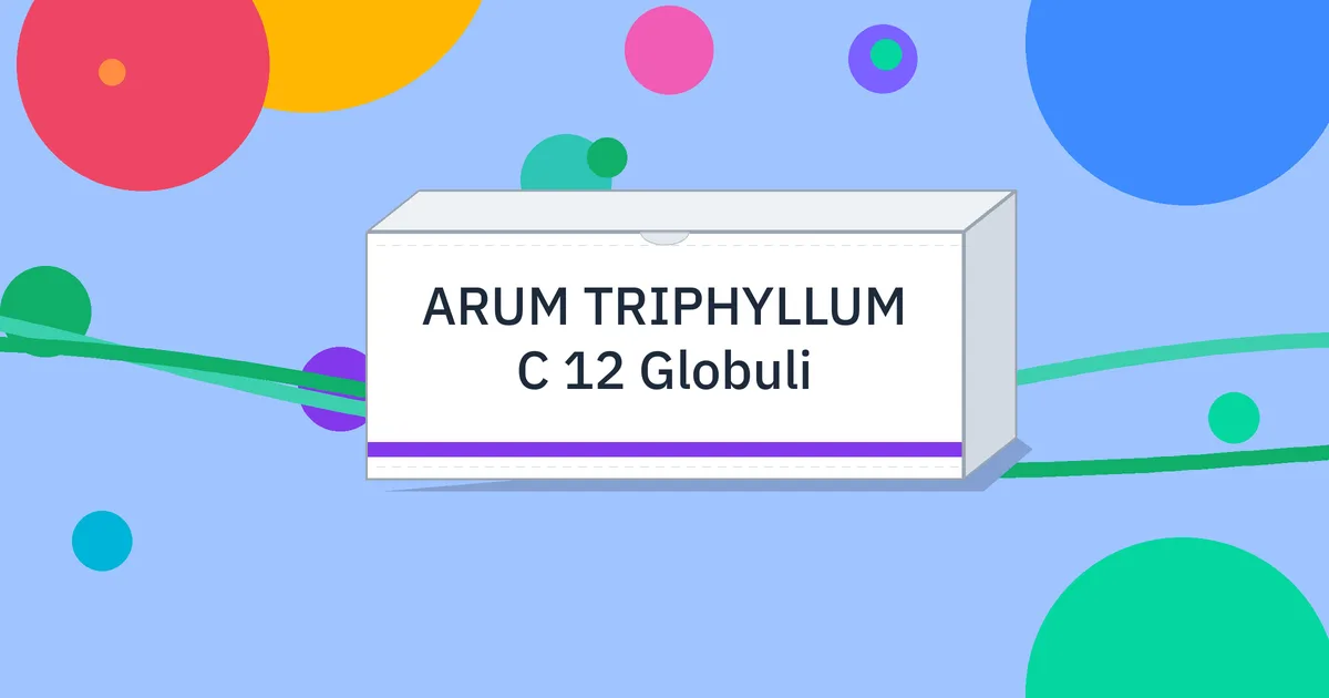 Symbolbild: Packung mit der Aufschrift ARUM TRIPHYLLUM C 12 Globuli (PZN 16695636) – Verfügbarkeit und Bezug in Apotheken in Frankfurt am Main