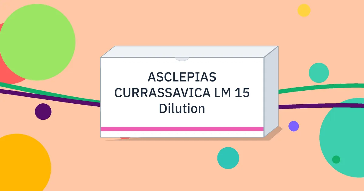 Symbolbild: Packung mit der Aufschrift ASCLEPIAS CURRASSAVICA LM 15 Dilution (PZN 13400126) – Verfügbarkeit und Bezug in Apotheken in Frankfurt am Main